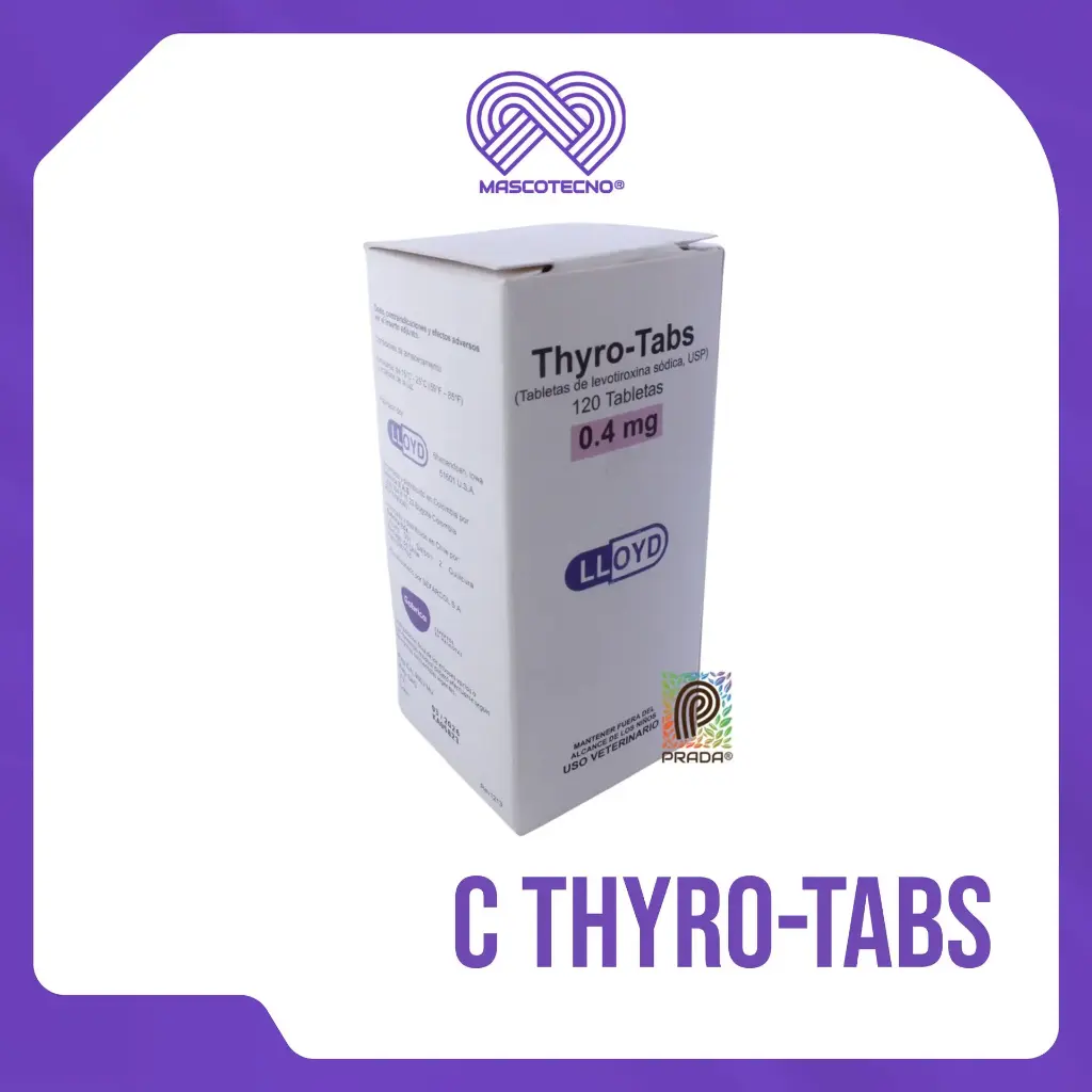 C THYRO-TABS 0,4 MG 120 TAB